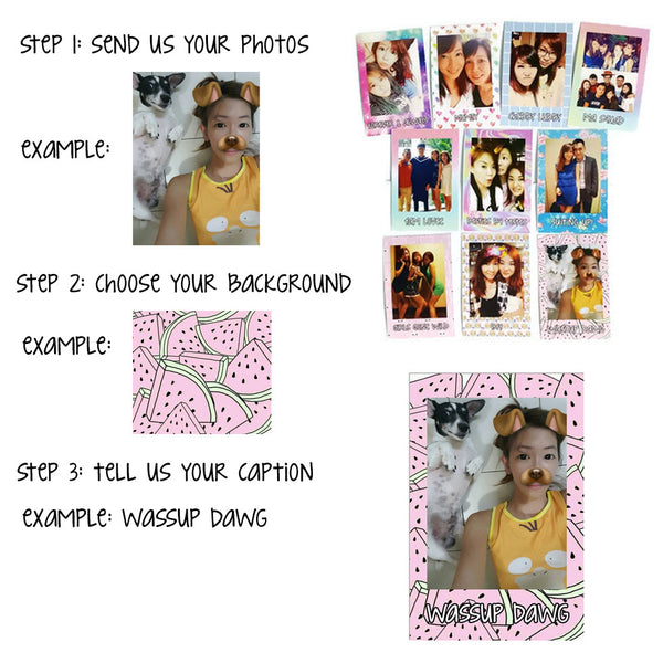 Polaroid String Lights – CHARM MALI CHARM